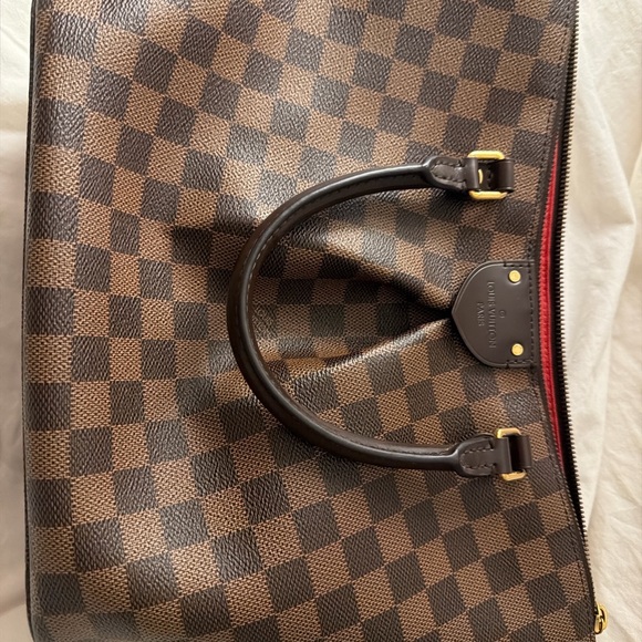 Louis Vuitton | Bags | Louis Vuitton Red Interior With Brown Label ...